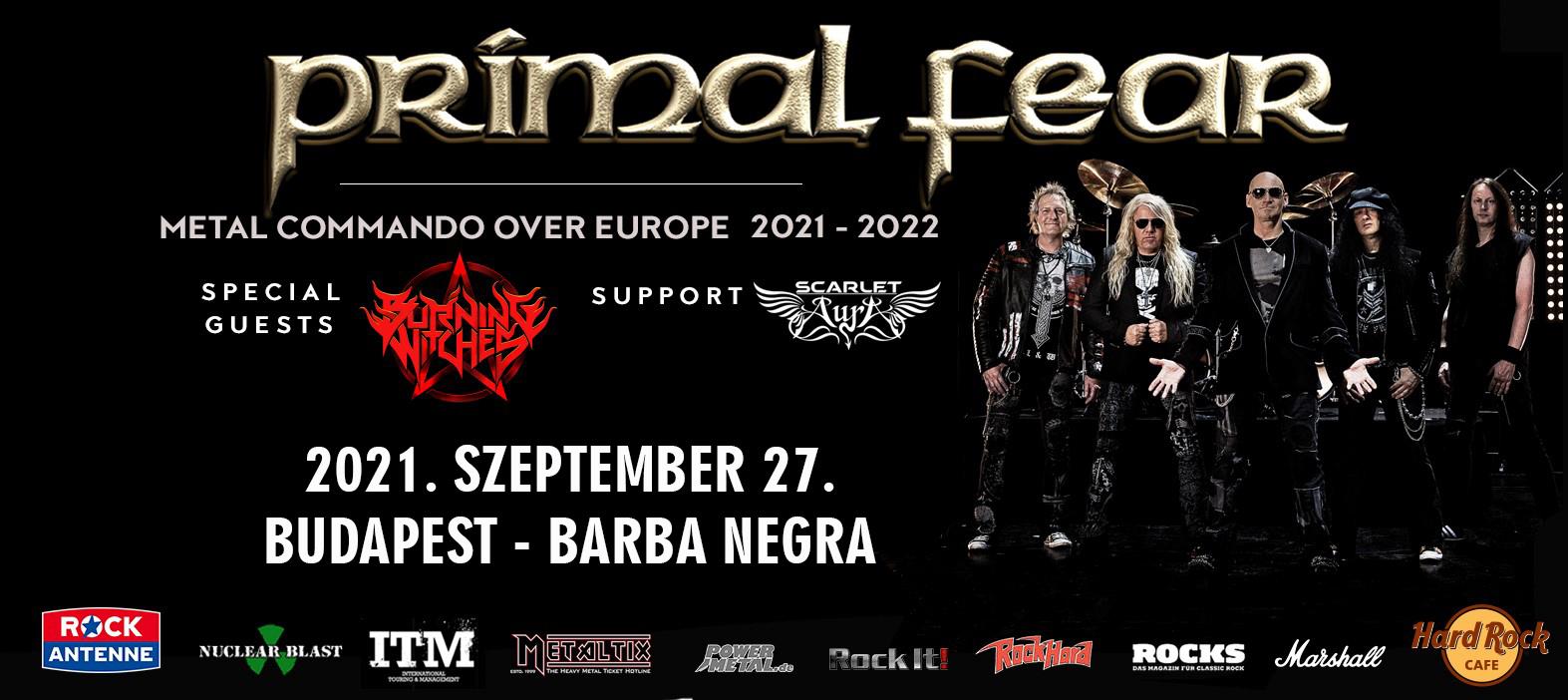 PRIMAL FEAR - Metal Commando Over Koncert Budapest - GOTRAVEL