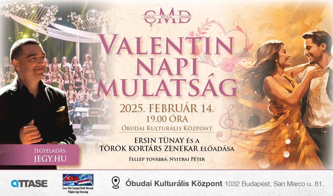 Valentin nap 2025 Budapest - Valentin Napi Mulatság - GOTRAVEL